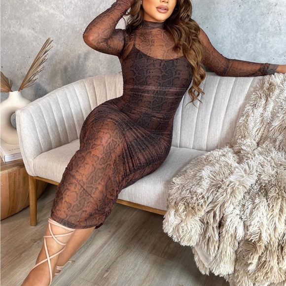 Dresses | Dont Mesh With Me Midi Dress | Poshmark